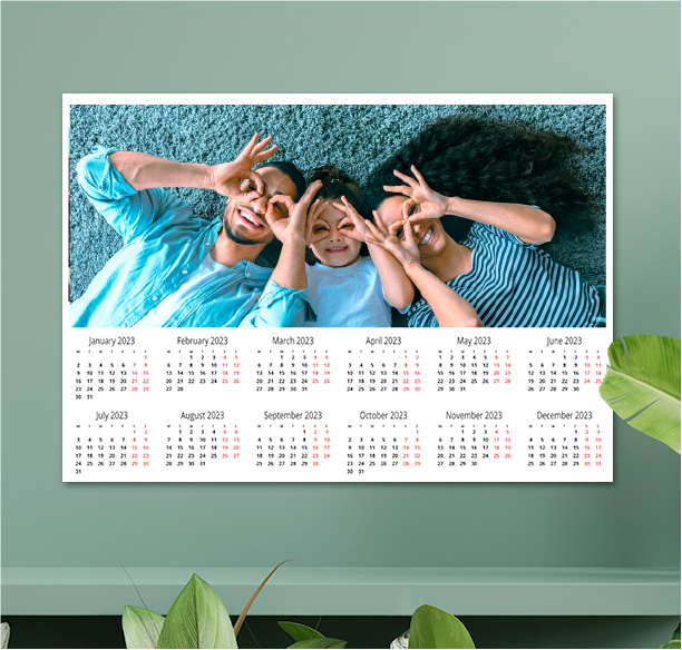 Poster Calendar | Personalised Poster Calendar Dubai