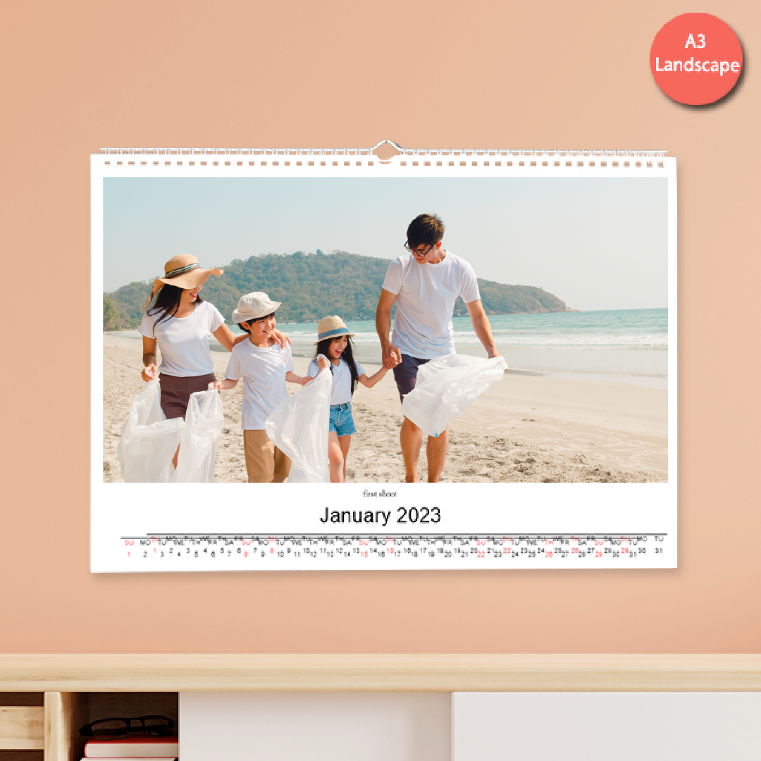 Create 2023 Personalised Wall Photo Calendars | Photojaanic